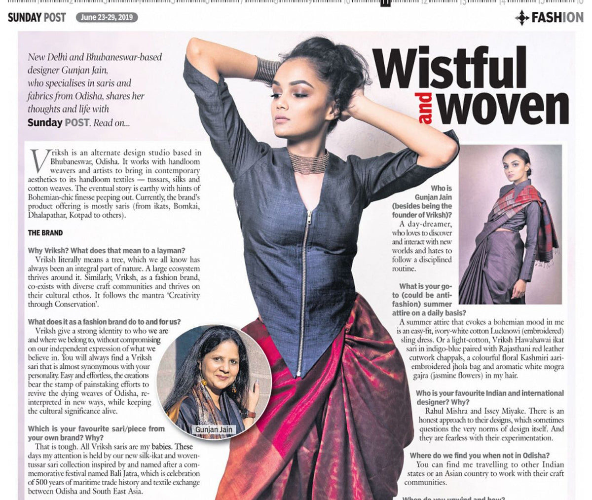 Wistful and Woven - Odisha Post – Vrikshdesigns